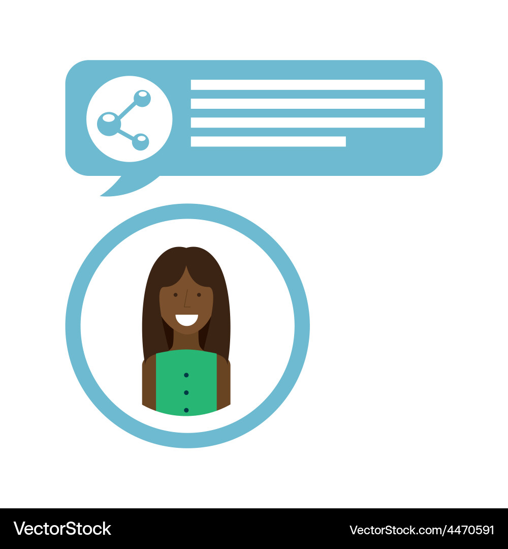 Avatar bloger Royalty Free Vector Image - VectorStock