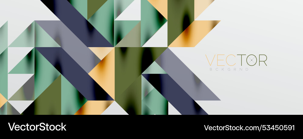 Tech minimal overlapping triangle shapes elements Vector Image