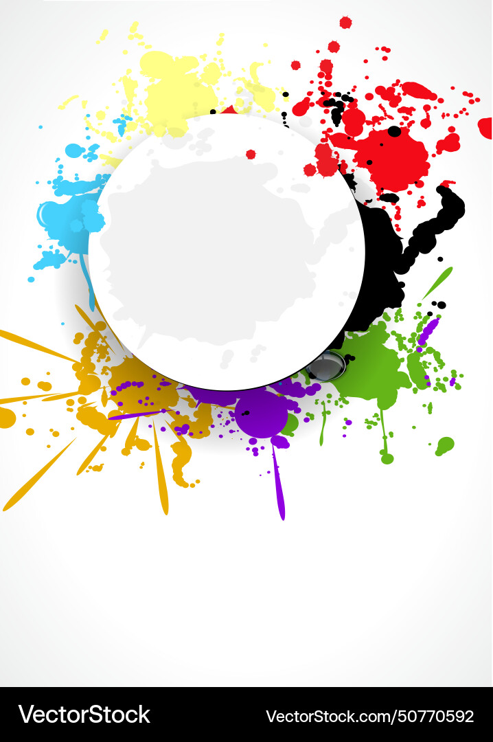 Abstract splash background design eps Royalty Free Vector