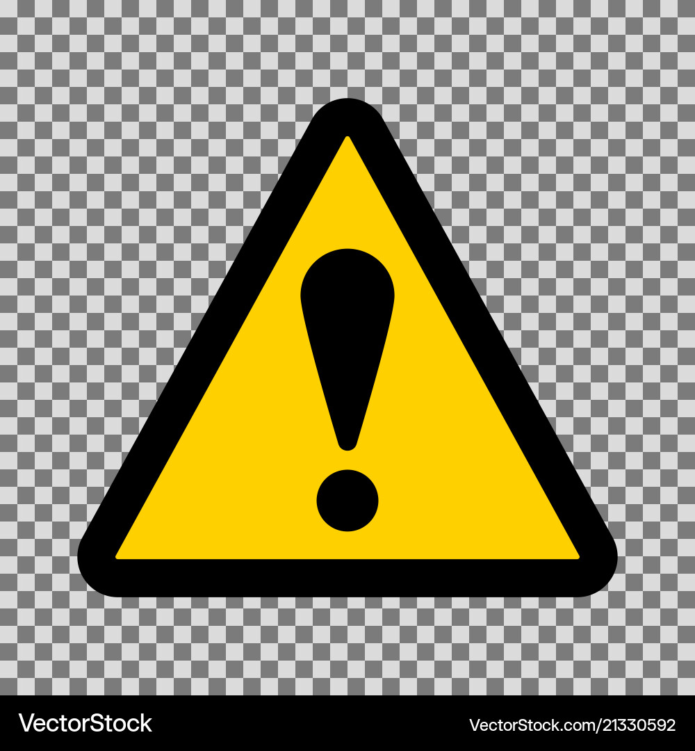 Caution Triangle Warning Sign Royalty Free Vector Image