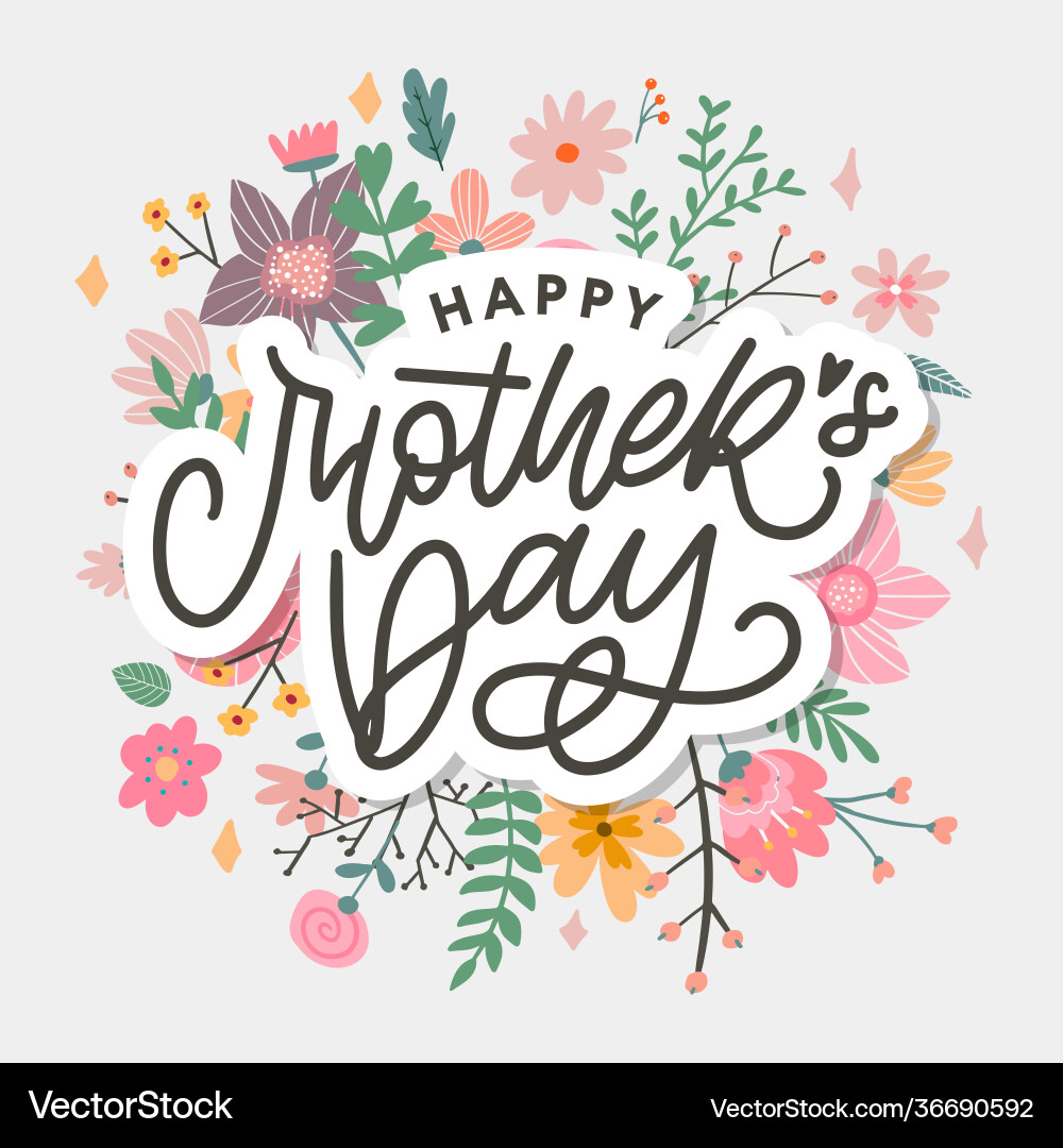 Elegant greeting card design with stylish text Vector Image