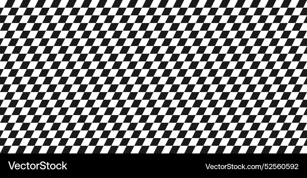 Race checker flag seamless pattern black Vector Image
