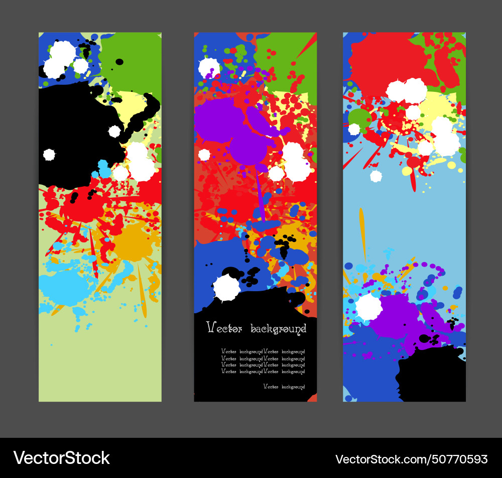 Abstract splash background design for banner Vector Image