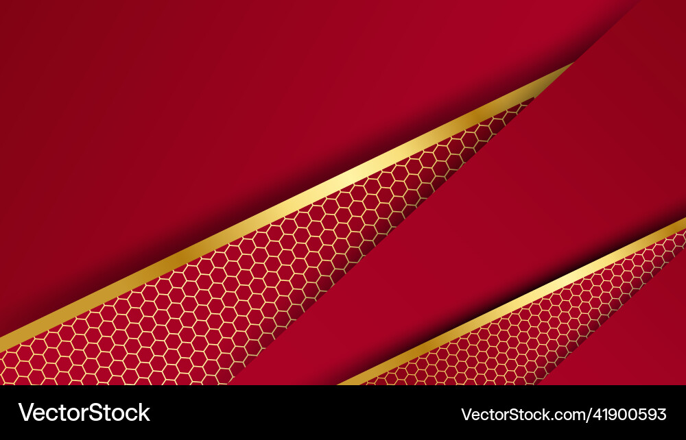 Elegant red maroon and gold background Royalty Free Vector