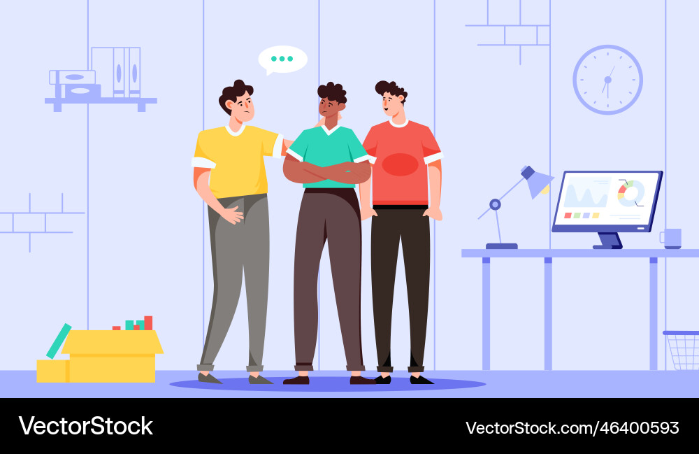 Group discussion Royalty Free Vector Image - VectorStock