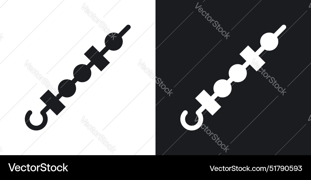 Skewer icon Royalty Free Vector Image - VectorStock