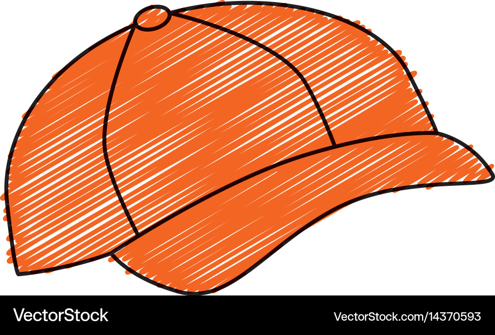 Sport cap isolated icon Royalty Free Vector Image