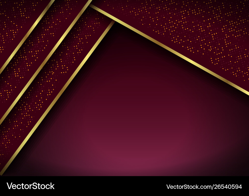 Abstract 3d background with red layers geometric Vector Image