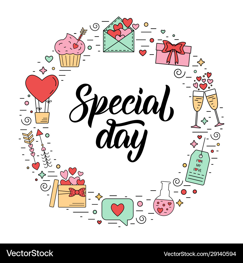 Colorful Celebration Frame Royalty Free Vector Image