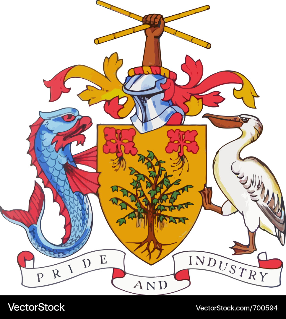National coat of arms Royalty Free Vector Image