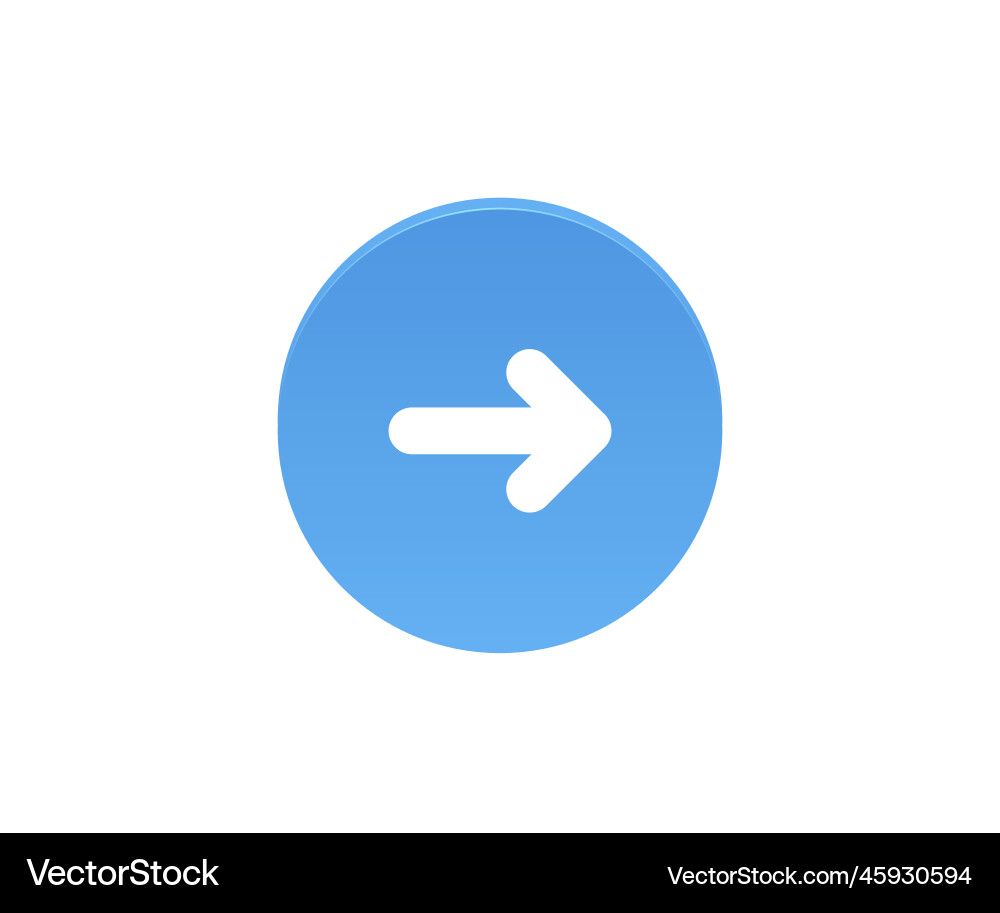 Right Arrow Button Icon – Royalty-Free Vector | VectorStock