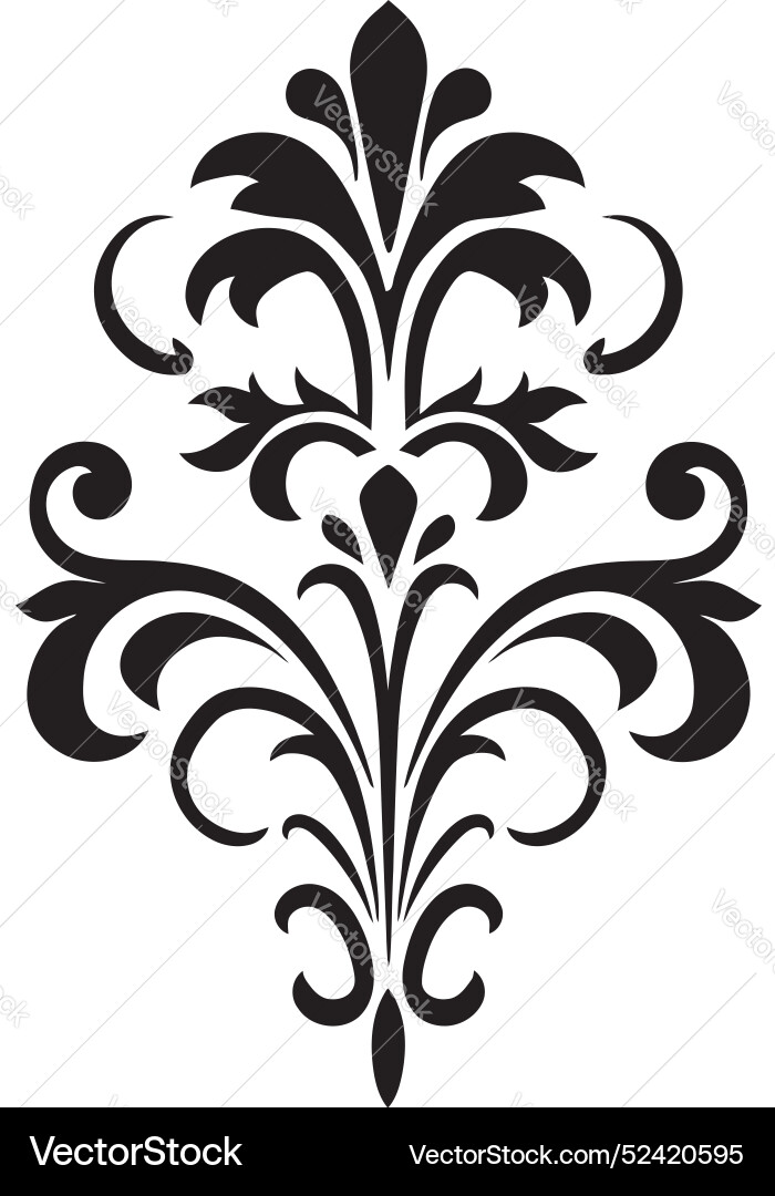 Elegant heritage vintage deco design antique Vector Image