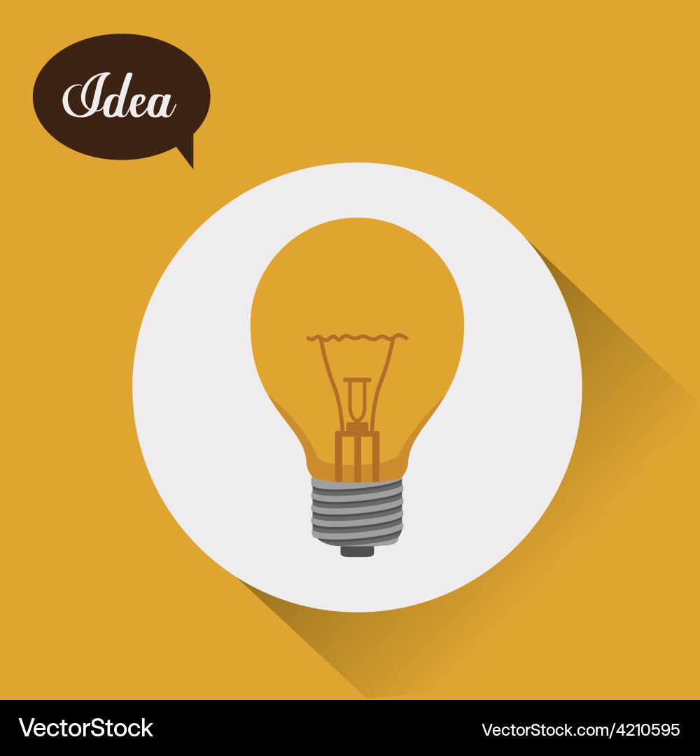 Idea design Royalty Free Vector Image - VectorStock