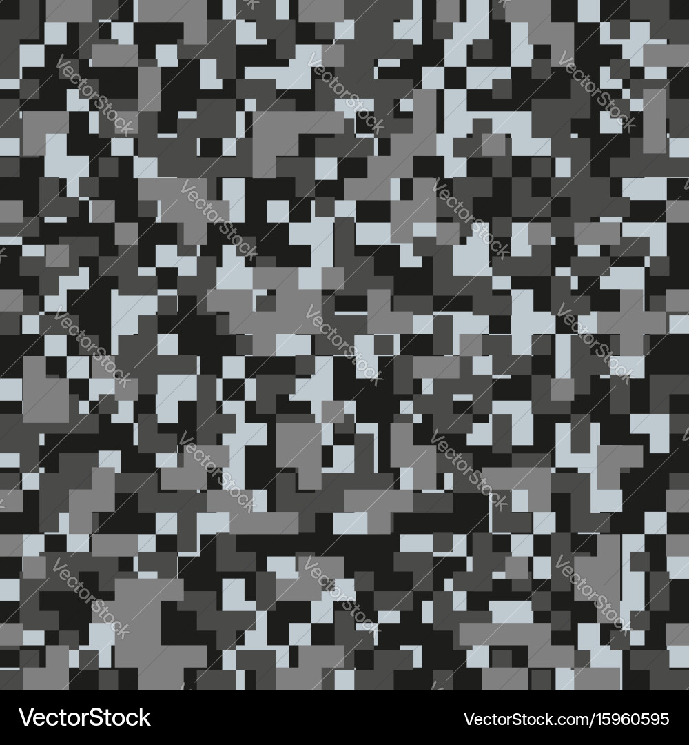 Pixel seamless color pattern Royalty Free Vector Image