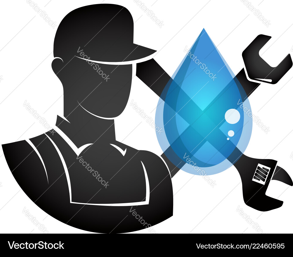 Plumber symbol Royalty Free Vector Image - VectorStock