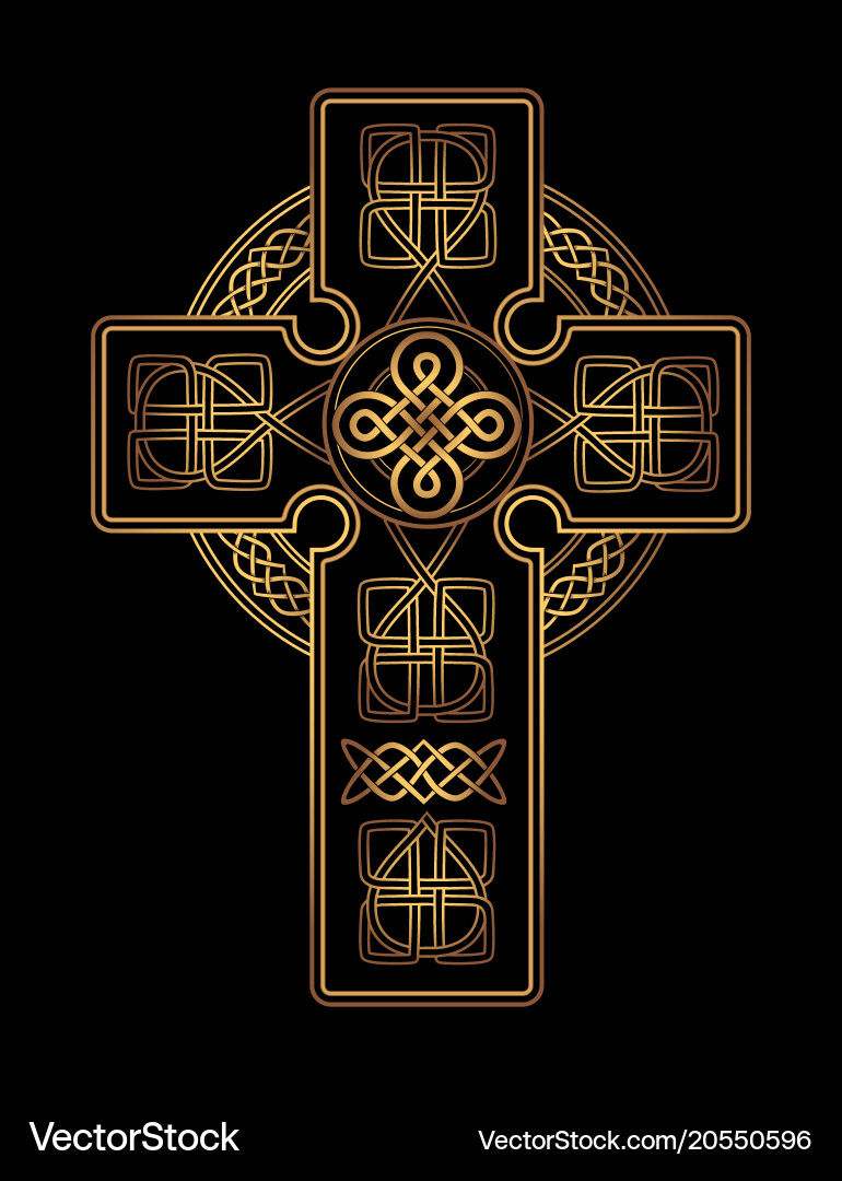 Celtic cross Royalty Free Vector Image - VectorStock