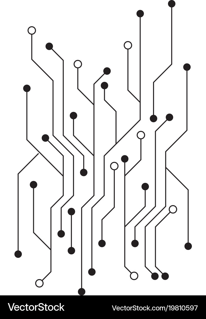 Circuit design Royalty Free Vector Image - VectorStock