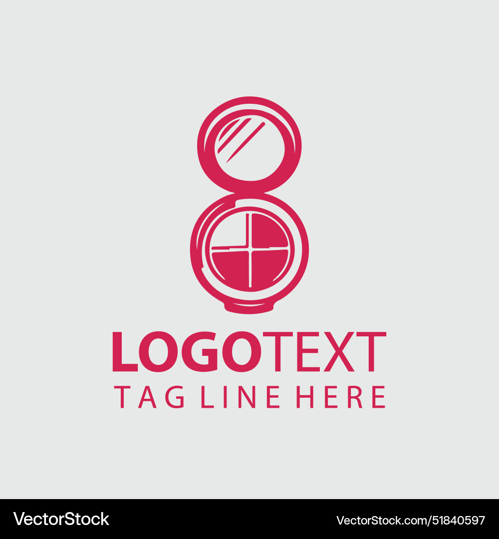 Cosmetics logo Royalty Free Vector Image - VectorStock