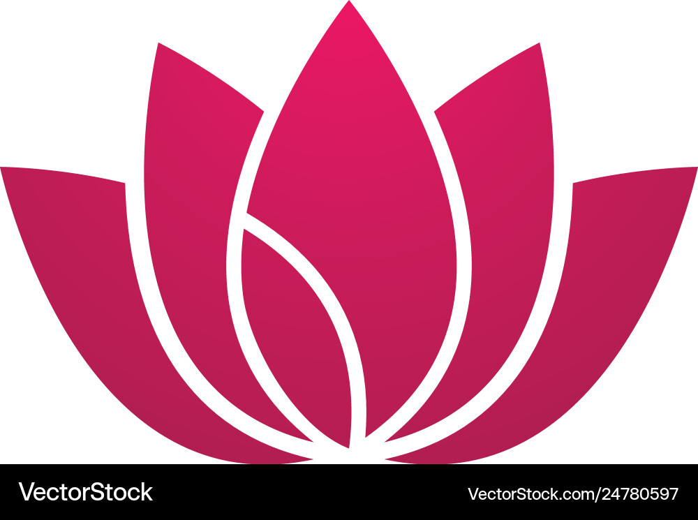 Lotus symbol Royalty Free Vector Image - VectorStock