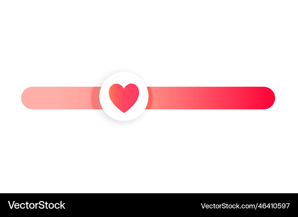 Love progress bar Royalty Free Vector Image - VectorStock