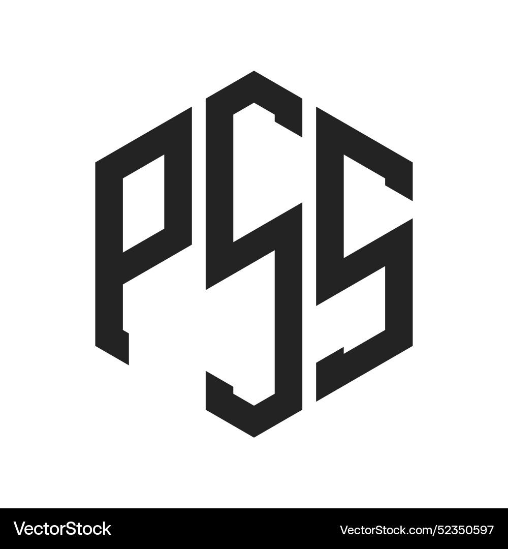 Pss Logo Design Initial Brief Monogramm Lizenzfreier Vektor