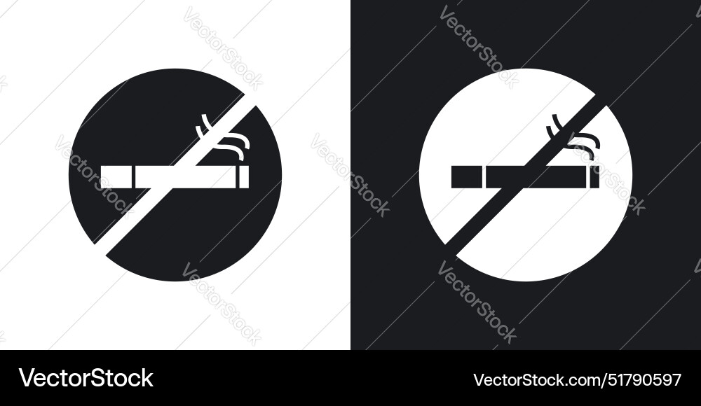 Smoking ban icon Royalty Free Vector Image - VectorStock