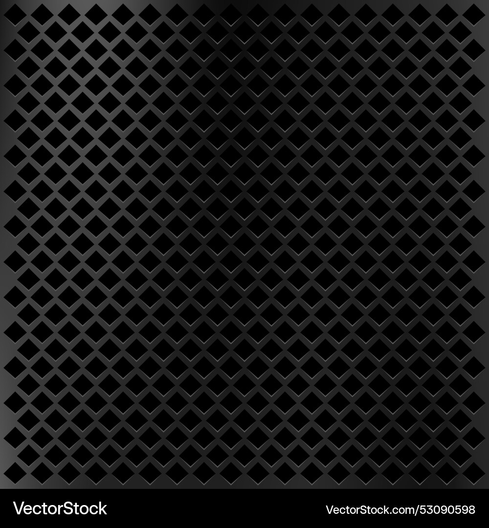 Carbon grid pattern round hole tile texture Vector Image
