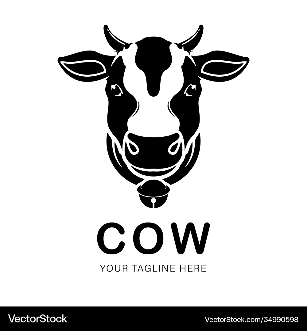 Cow logo Royalty Free Vector Image - VectorStock