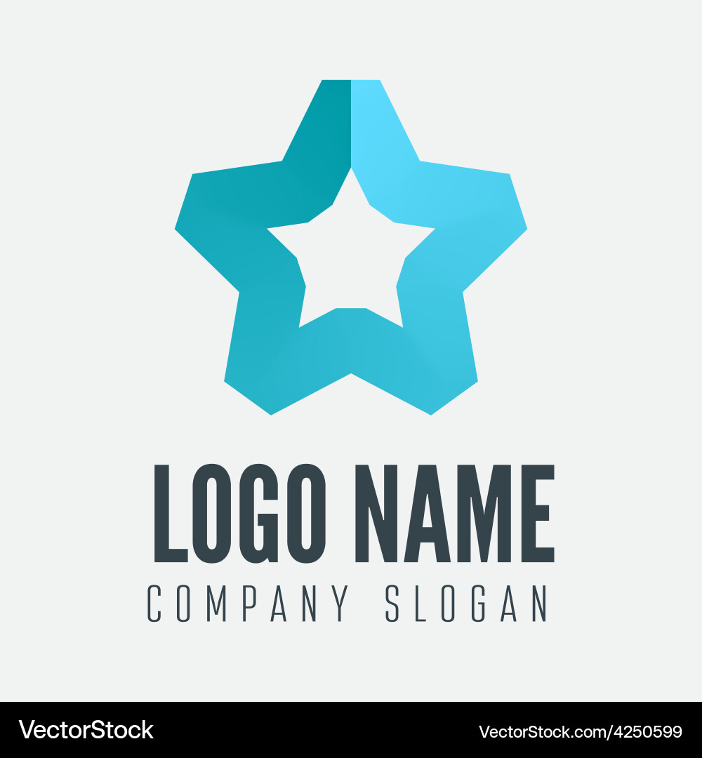 Logo label badge emblem or logotype element Vector Image