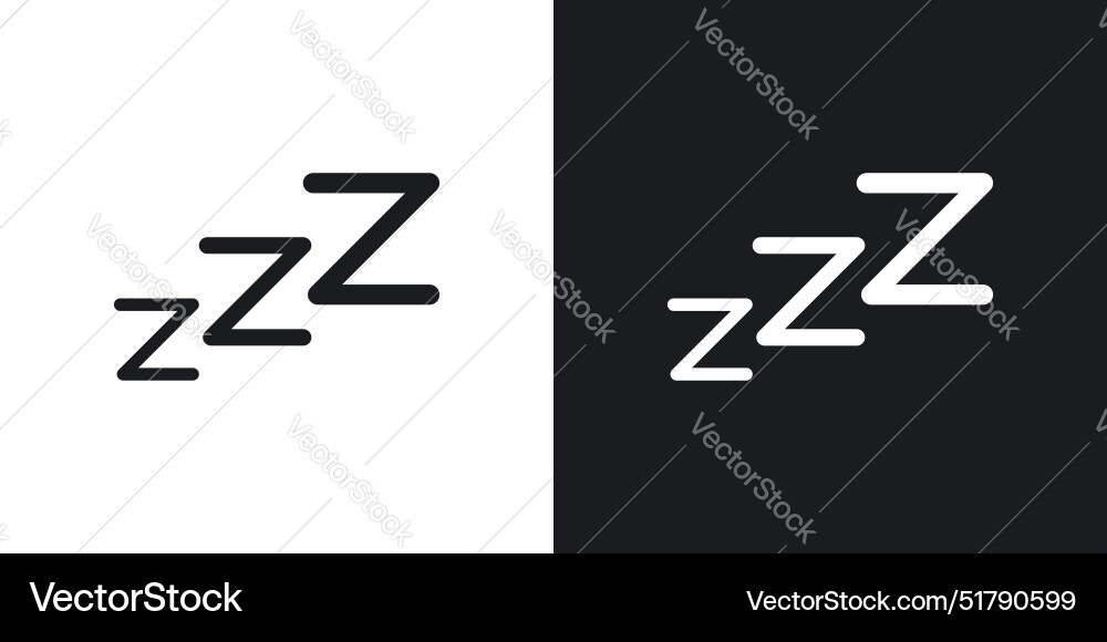 Snooze icon Royalty Free Vector Image - VectorStock