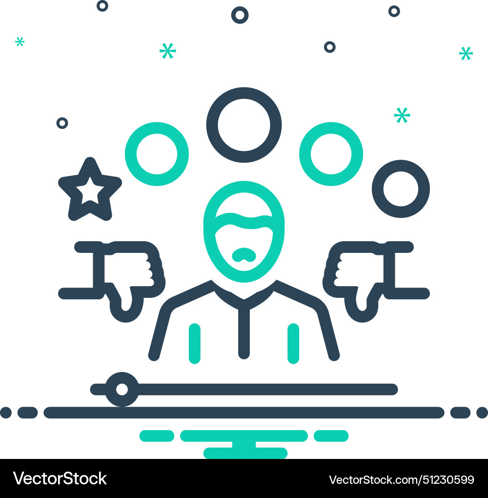 Unsatisfied Royalty Free Vector Image - VectorStock