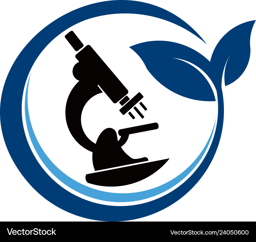 Microscope simple icon Royalty Free Vector Image
