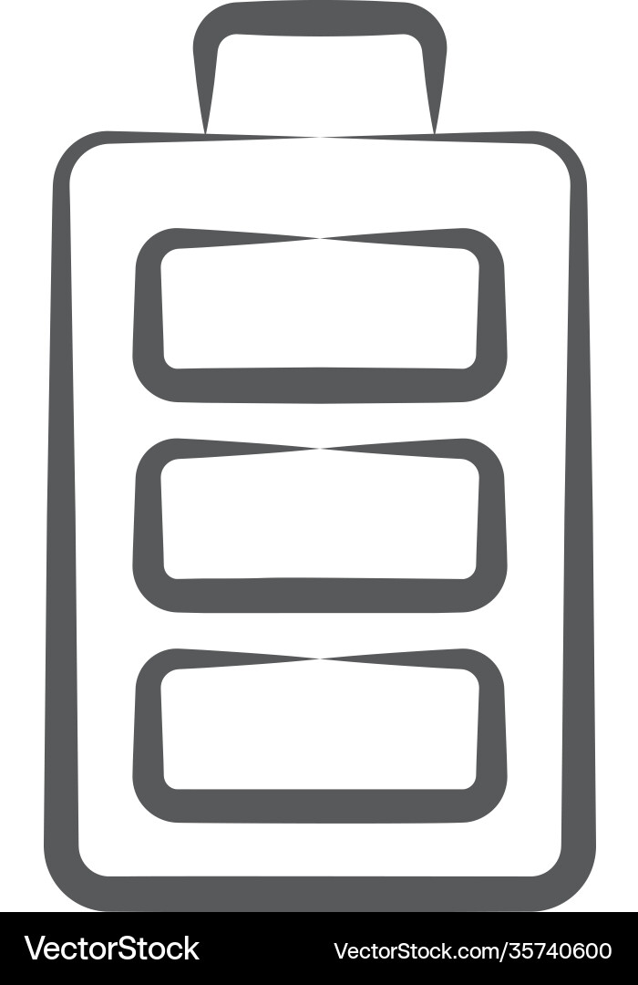 Mobile battery Royalty Free Vector Image - VectorStock