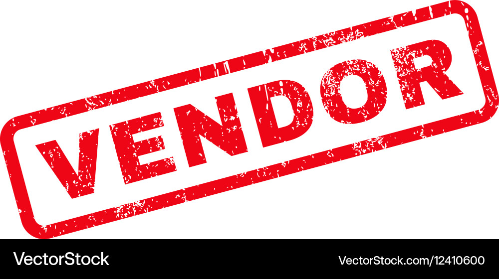 Vendor rubber stamp Royalty Free Vector Image - VectorStock