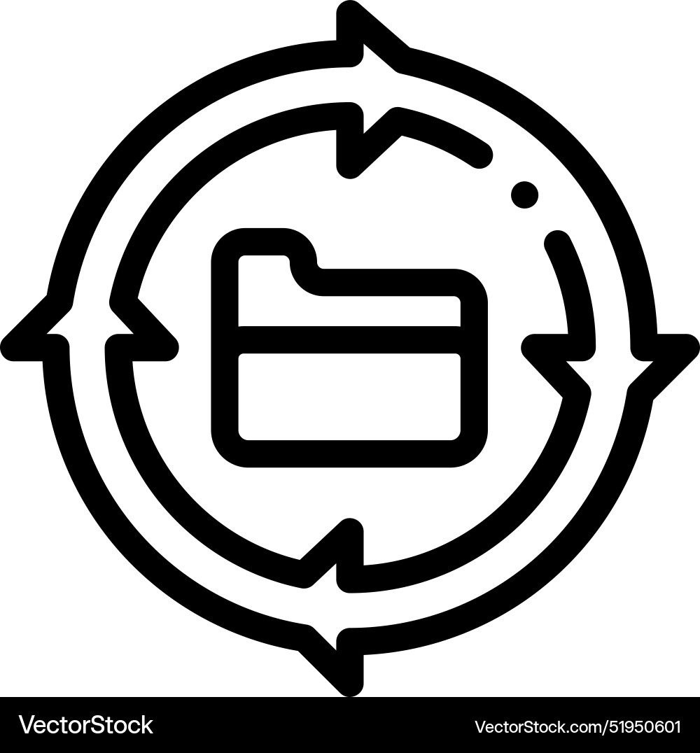 Capability icon thin linear style design isolated Vector Image