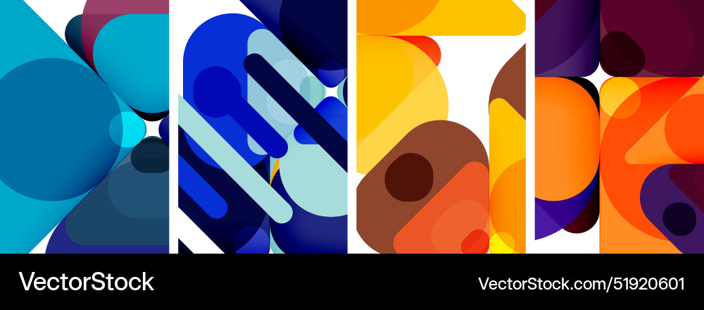 Geometric elements abstract backgrounds Royalty Free Vector