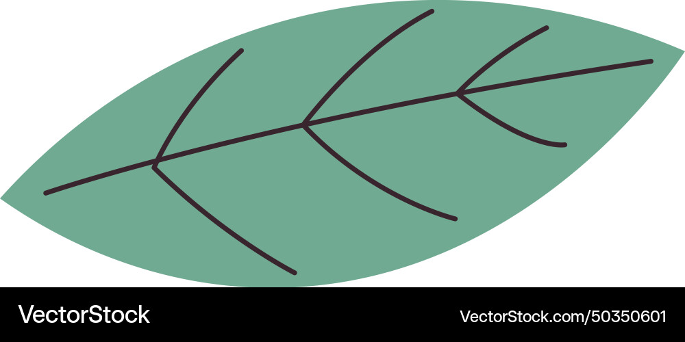 Tree leaf icon Royalty Free Vector Image - VectorStock