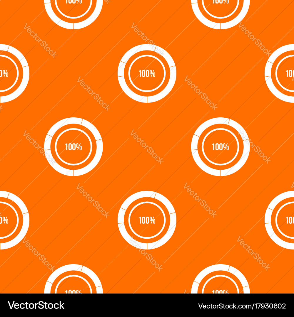 Diagram pie chart pattern seamless Royalty Free Vector Image