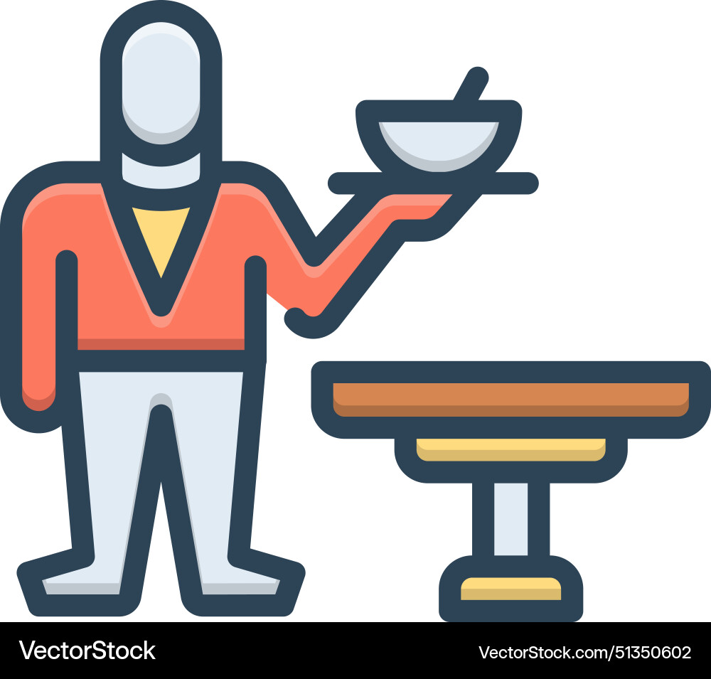 Serve Royalty Free Vector Image - VectorStock