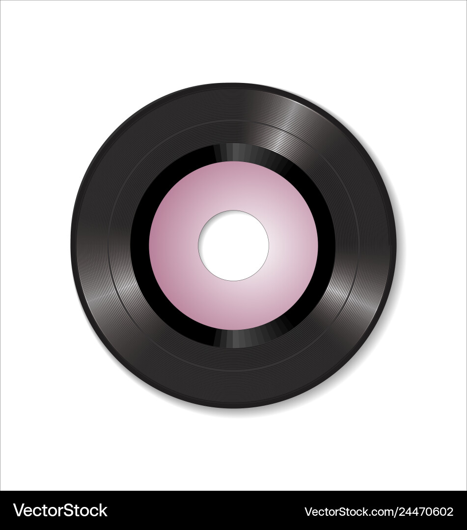 Vinyl record Royalty Free Vector Image - VectorStock
