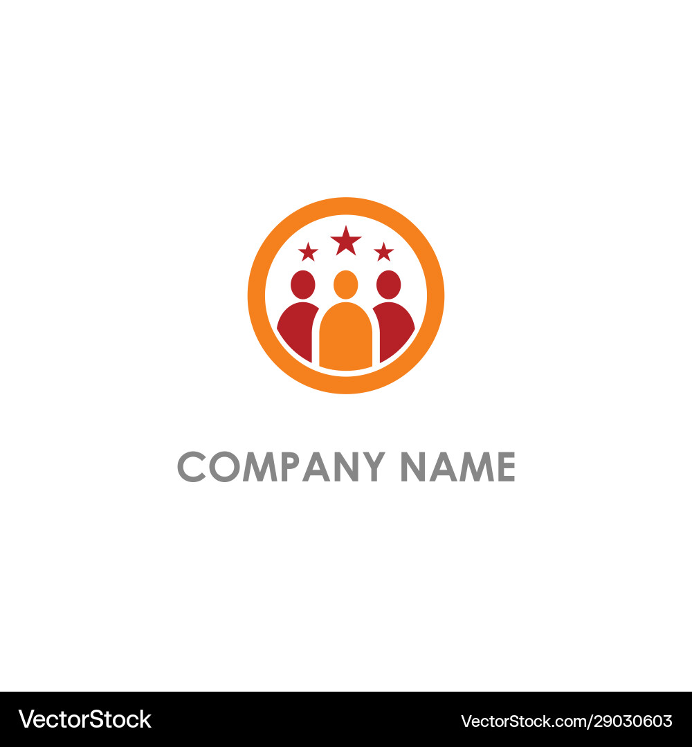 Leader group company logo Royalty Free Vector Image