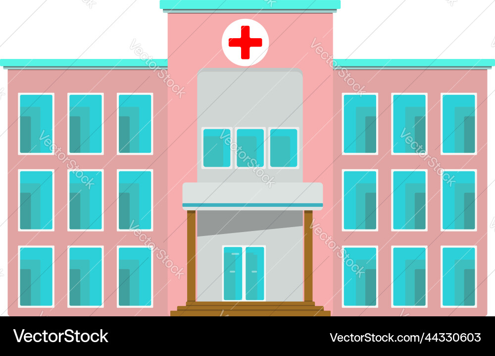 Medic hospital on a white background Royalty Free Vector