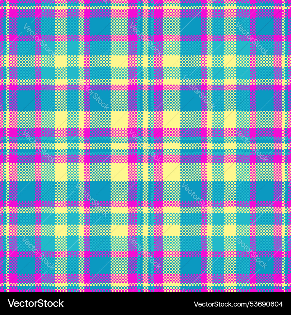 Deep seamless background aesthetic check textile Vector Image