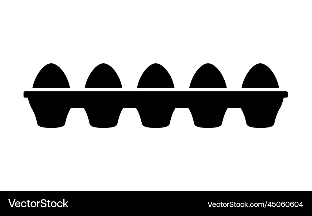 Egg carton pack eggs container box cooking Vector Image