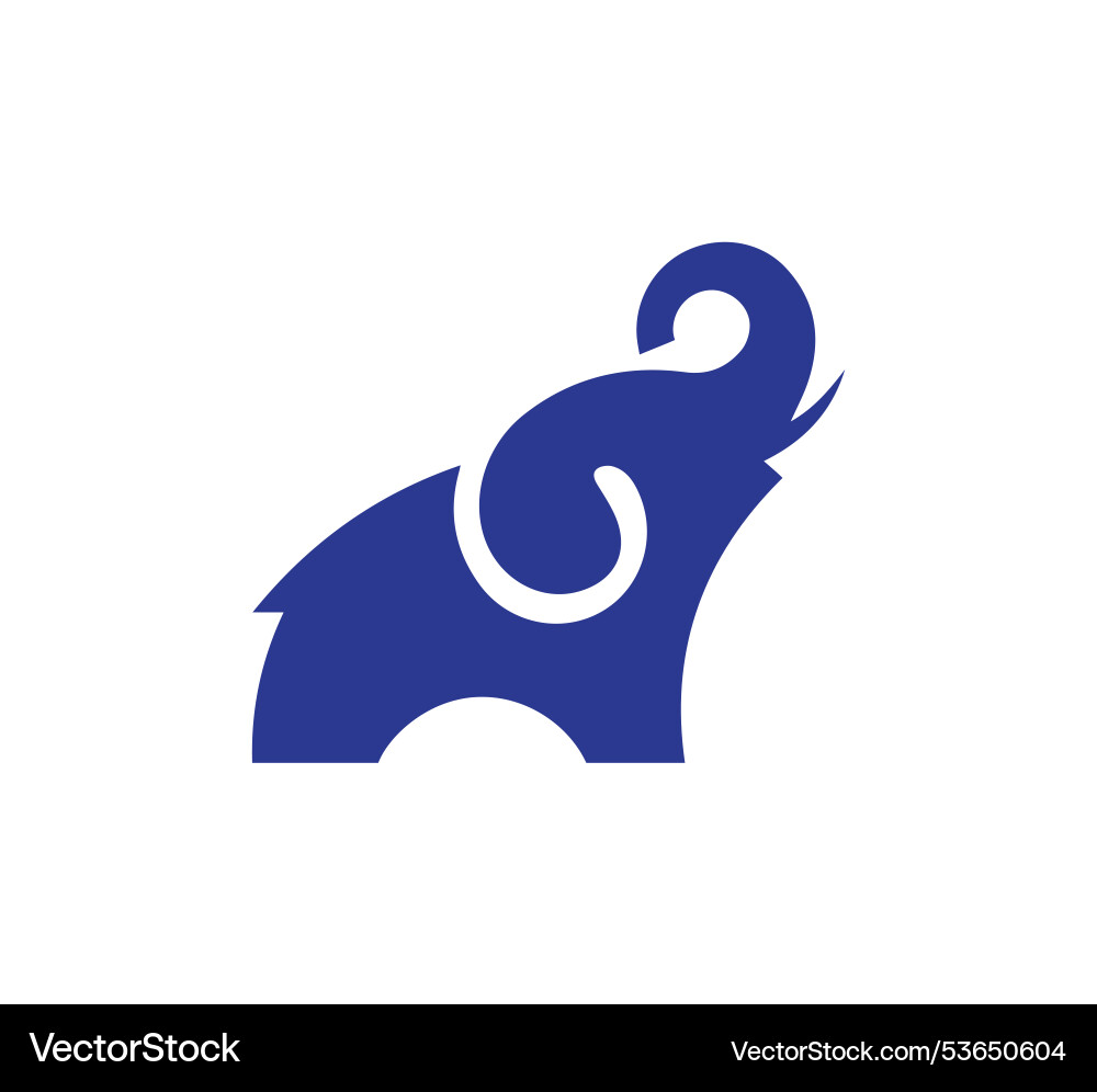 Elephant logo icon Royalty Free Vector Image - VectorStock