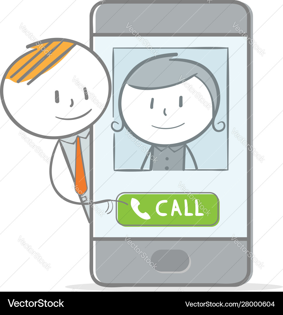 Phone call Royalty Free Vector Image - VectorStock