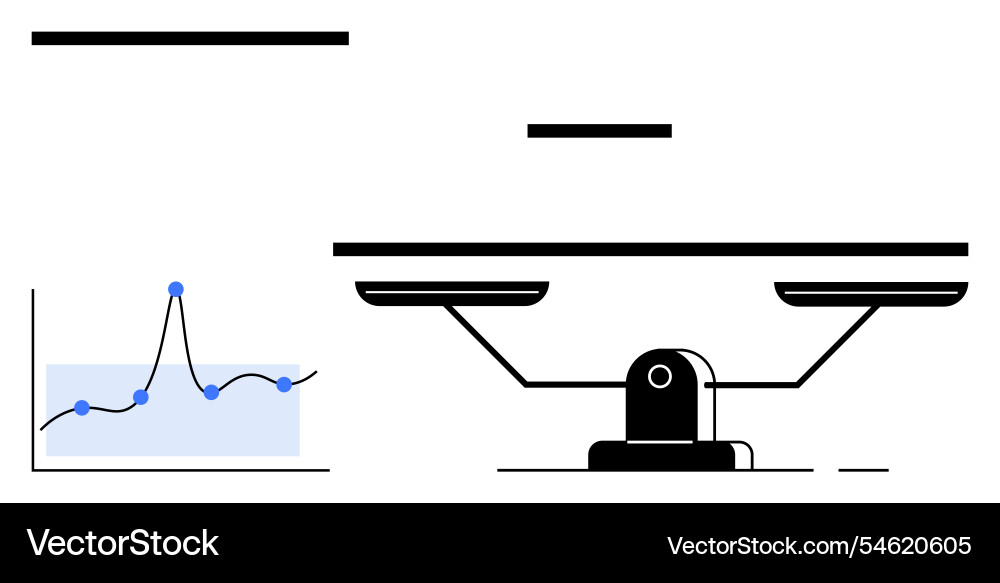 Balancing market trends stability and potential Vector Image Balancing market trends stability and potential Vector Image