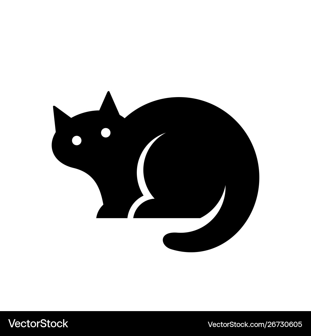 Cat logo Royalty Free Vector Image - VectorStock