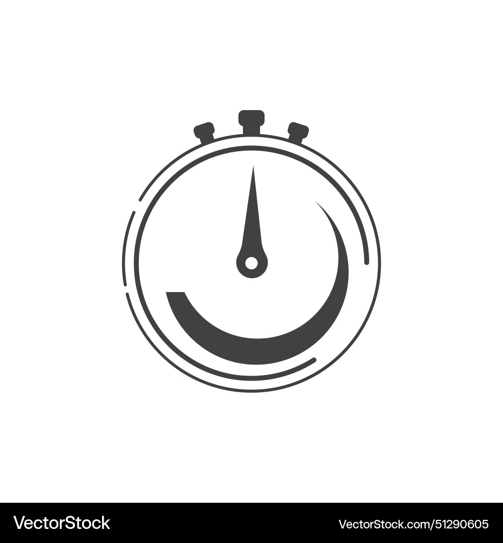 Clock and time icon Royalty Free Vector Image - VectorStock