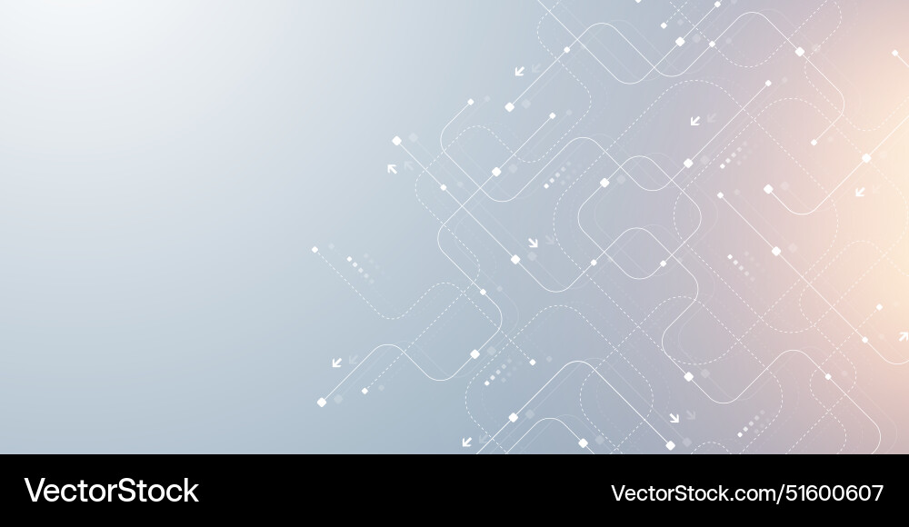 Abstract background with technology circuit board Vector Image